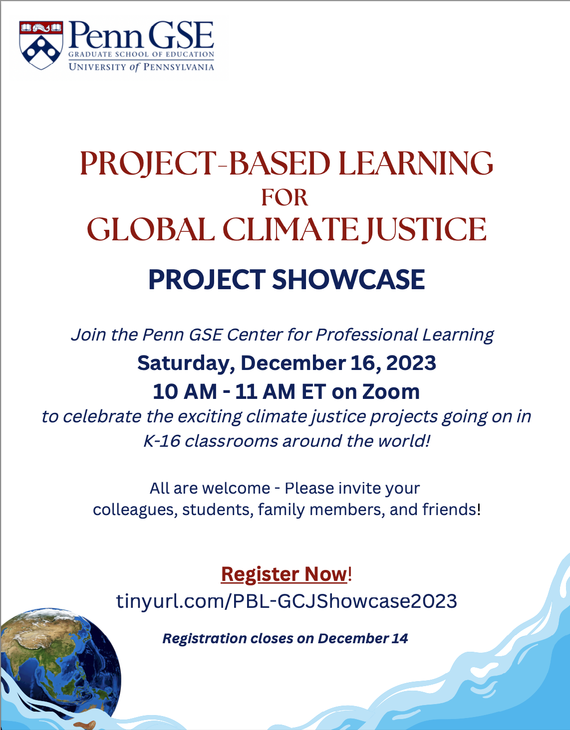 Project-Based Learning for Global Climate Justice: Project Showcase | UPenn EII